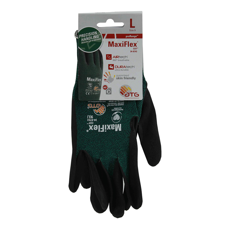 MaxiFlex Level B Cut Resistant Gloves 34-8743 - Gloves.co.uk MaxiFlex Level B Cut Resistant Gloves 34-8743 - Gloves.co.uk